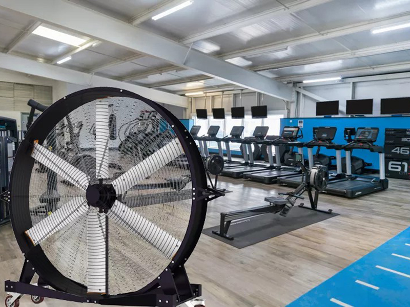 Long Wind Distance Low Noise Brushless Motor 2m Moving Industrial Fan ...