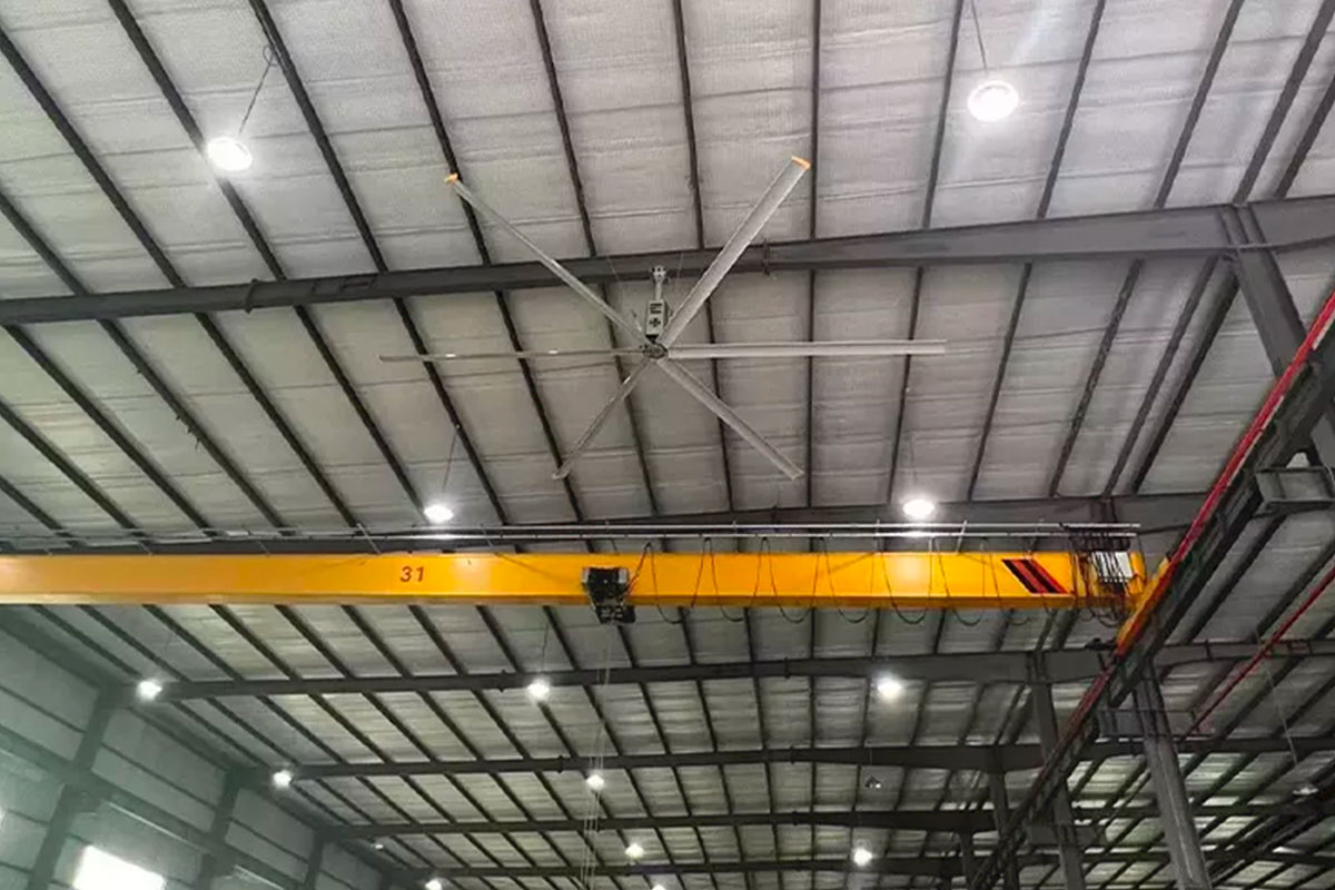 Industrial Gearbox Ceiling Fan, Pmsm Brushless Ceiling Fan, Airpole ...